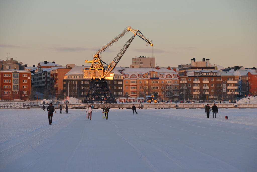 Stadtführer Luleå im Winter